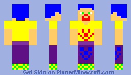 clown steve Minecraft Skin