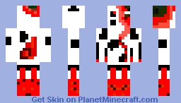 Bloody Zombie Panda Minecraft Skin