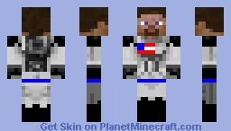 Astronaut with Working Helmet Minecraft Skin