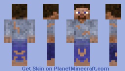Poor Steve :( Minecraft Skin