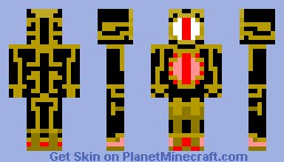 demonic eye knight Minecraft Skin