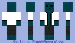 blue slime Minecraft Skin