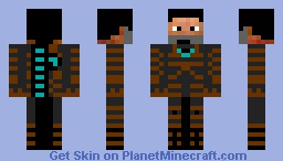 Issac Clarke engineering w/o helmet Minecraft Skin