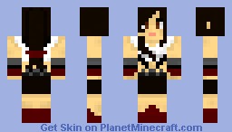 Tifa Lockhart from Final Fantasy VII Minecraft Skin