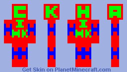 I Hack skin Minecraft Skin