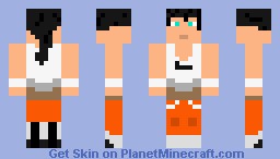 Chell (PORTAL 2) Minecraft Skin