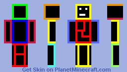 Cubical Man Minecraft Skin