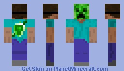 creeper warrior steve Minecraft Skin