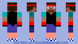boxer steve Minecraft Skin