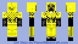 Light armored creeper-yellow Minecraft Skin