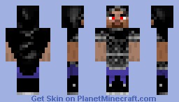 Dark steve warrior Minecraft Skin