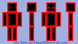 Outline Man Minecraft Skin