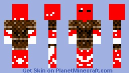 Drenched In Red Minecraft Skin