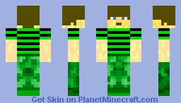 a normal person Minecraft Skin