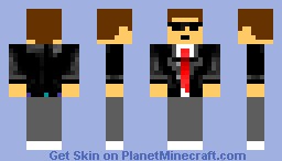 Secret Agent Minecraft Skin