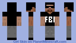 FBI steve Minecraft Skin