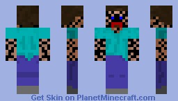 infected human Minecraft Skin