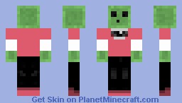 Slime In Pink Tux Minecraft Skin