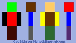 random colour Minecraft Skin