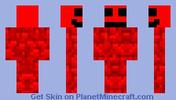 Red smiley Minecraft Skin