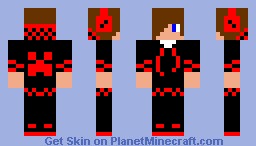 Cool Boy (red) Minecraft Skin