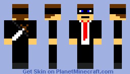 ninja in a tux :) Minecraft Skin