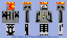 Derpy Robot on Fayah (FIRE) Minecraft Skin