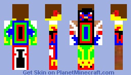 custom native warrior Minecraft Skin