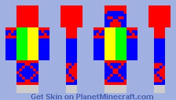 rainbow dream man Minecraft Skin
