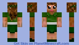 Forest Girl Minecraft Skin