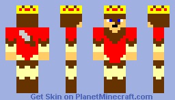 king (first skin I made) Minecraft Skin