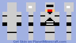 robot cop steve Minecraft Skin
