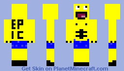 Epic Face Abs Minecraft Skin