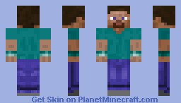 Advanced Steve Minecraft Skin