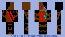 Parasite infected Steve Minecraft Skin