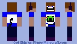 Kitteh Face Computer Minecraft Skin