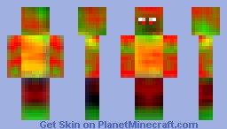 Steve Alien Minecraft Skin