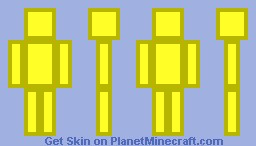 Golden Block Guy Minecraft Skin