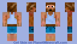 Island survivor Minecraft Skin