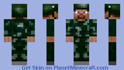 Army Steve Minecraft Skin