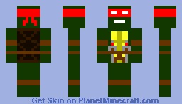 Raphael (TMNT) Minecraft Skin