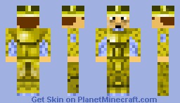 gold/diamond king Minecraft Skin