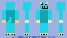 Blue cat Minecraft Skin