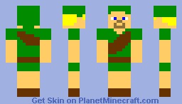 Link ocarina of time Minecraft Skin
