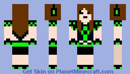 Rave Girl Minecraft Skin