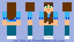 Sporty Babe Minecraft Skin