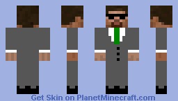 Secret agent Steve!? Minecraft Skin