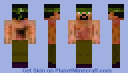 wounded Minecraft Skin