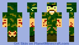 National Guard (Damaged) Minecraft Skin