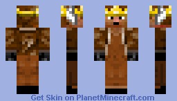 King with leather jacket Minecraft Skin
